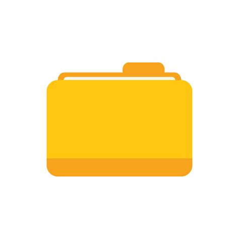 Computer Folder Icon Flat Vector Button Interface 17326995 Vector Art At Vecteezy