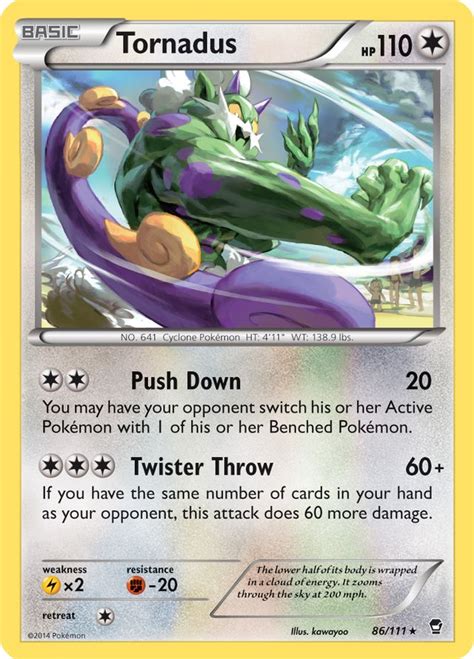 Tornadus Furious Fists 86 Bulbapedia the community driven Pokémon