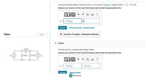 Solved Use Source Transformations To Find The Current I0 In