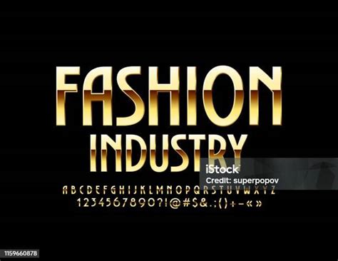 우아한 황금 알파벳 문자 숫자와 기호 벡터 세련된 엠블럼 패션 산업 금 금속에 대한 스톡 벡터 아트 및 기타 이미지 금 금속 금색 대문자 Istock