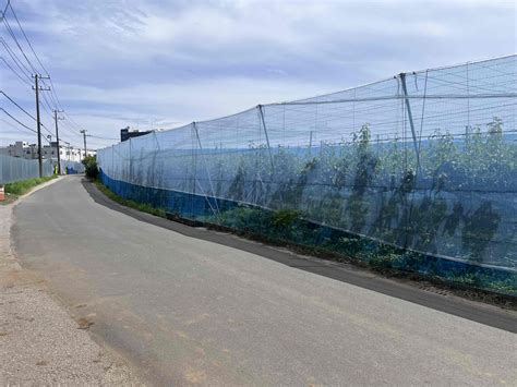 多目的防災網設置工事 三共包材株式会社