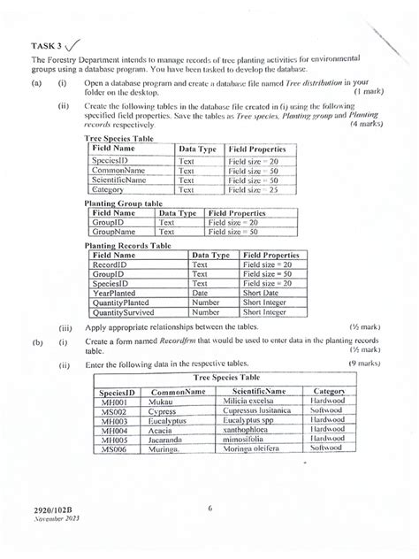 Access Database Exercise Pdf