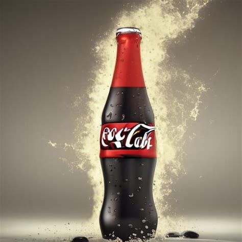 Exploding Bottle Of Coke Coca Cola Epic Cinematic Stunning Full On By Artist Nom Kinnear