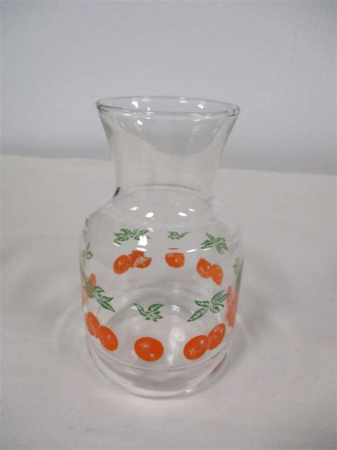Anchor Hocking Orange Juice Carafe EstateSales Org