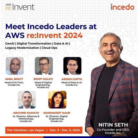 Incedo Inc On Linkedin Awsreinvent Cloudinnovation Digitaltransformation Aws Incedo