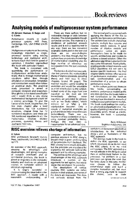 Pdf Risc Architecture