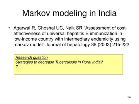 Ppt Cost Effectiveness Analysis Using Markov Modeling Powerpoint