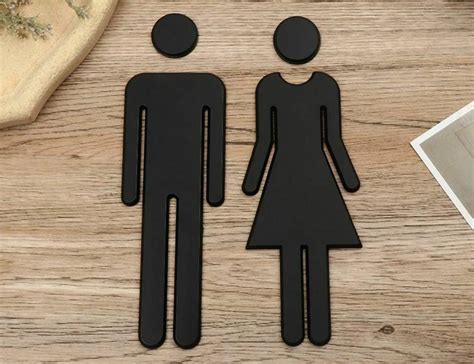 WC Sign Toilet Door Sign WC Symbol Toilet Symbol Man Etsy Singapore