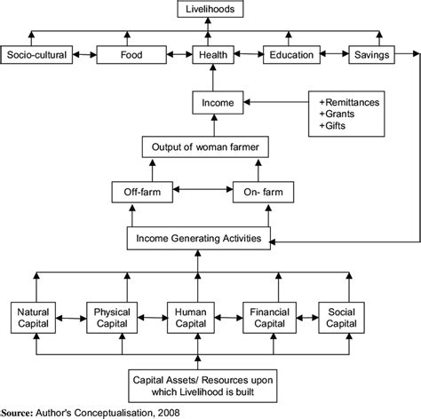 Conceptual Framework Of Livelihoods Development And Rural Banking Download Scientific Diagram