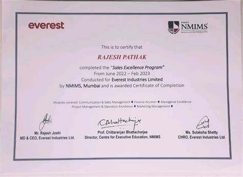 Rajesh Kumar Pathak On Linkedin I Am Happy To Share That I Have