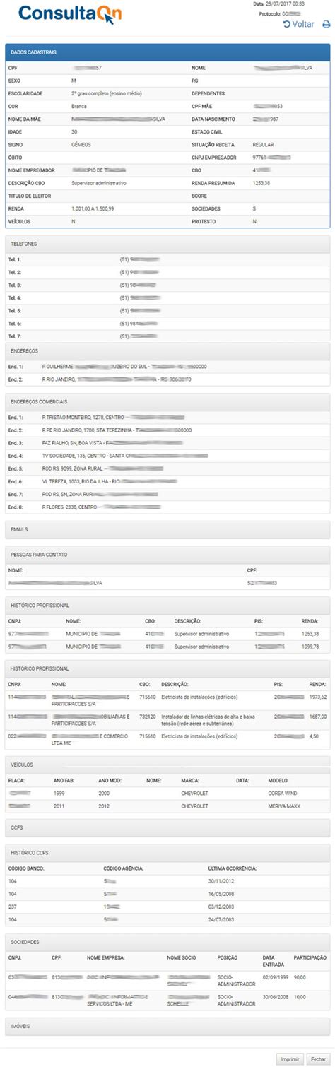 Consulta CPF por Nome e Consulta de localização cadastral ConsultaOn