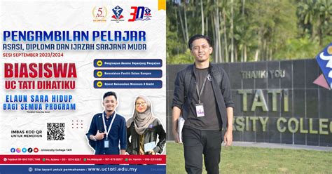 Permohonan Kemasukan Uc Tati 20232024 Sesi September