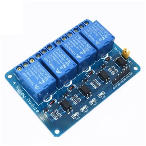 4 Channel Relay Module 4 Channel Relay Control Board With Optocoupler Relay Output 4 Way Relay