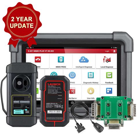2 Years Free Update LAUNCH X431 IMMO PLUS With X431 XPROG3 MCU3 Adapter And X431 Smart Key Simulat