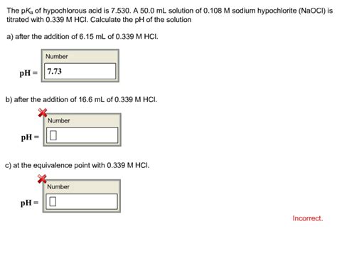Solved I Was Able To Get The PH In The First Question By Chegg Com