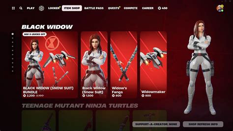 How To Get Black Widow Snow Suit Skin In Fortnite