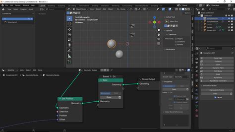 How To Bake A Looping Geometry Node Animation Particles And Physics