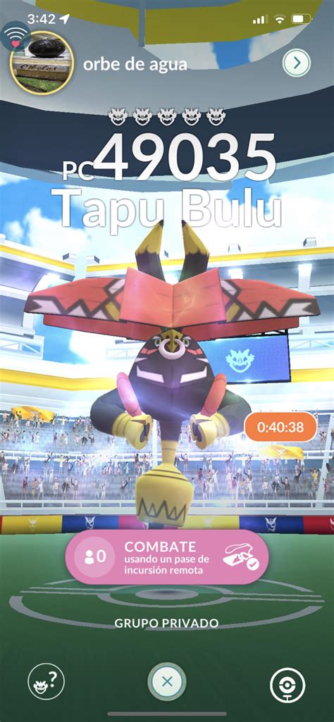 Tapu Bulu Raid 2980 5489 0809 Rpokemongoraids