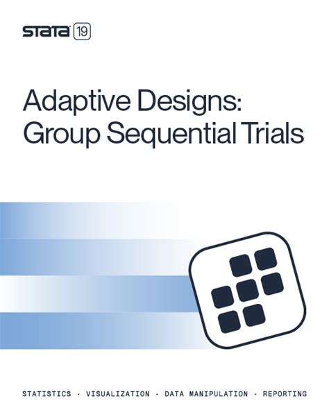 Stata Bookstore Adaptive Designs Group Sequential Trials Reference Manual Release 19