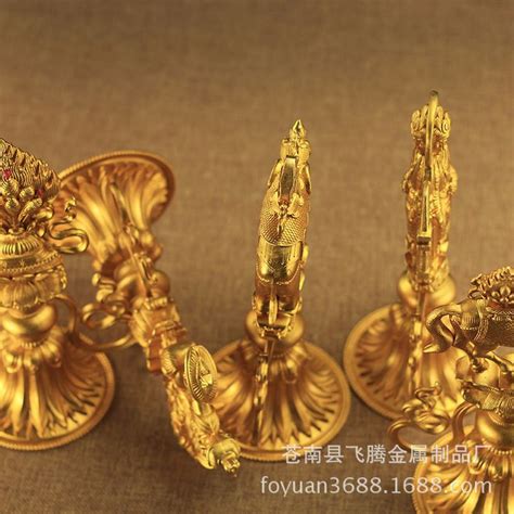 纯铜轮王七政宝七珍吉祥摆件堂轮王七政宝七珍 阿里巴巴