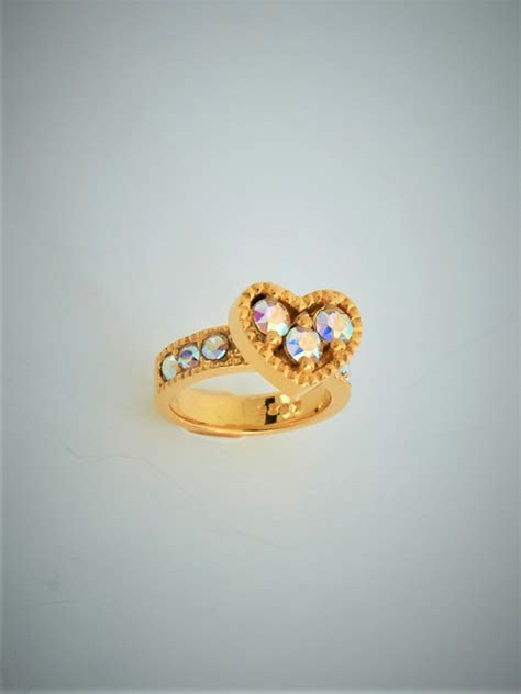 칸티크 Heart Ring Gold 위시버킷