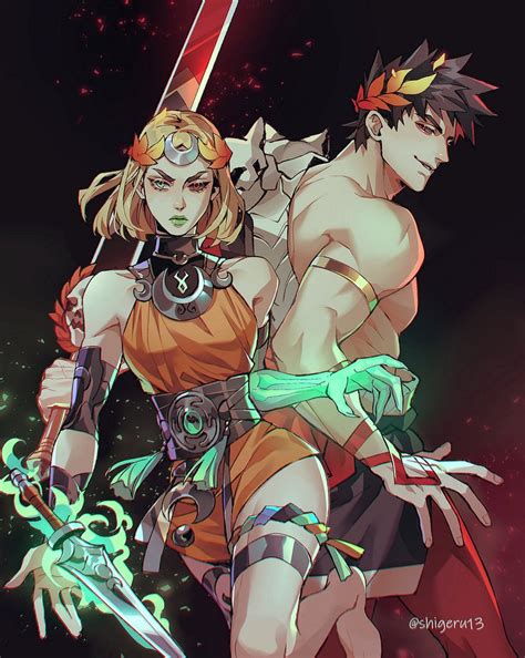 Zagreus And Melinoe Hades And 2 More Drawn By