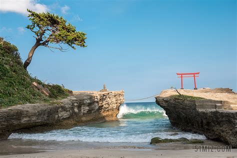 海滩 牌坊 伊豆 半岛 静冈 水 门 日本 旅行 海 寺图片免费下载 觅知网