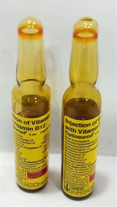 Polybion Injection 2 Ml Injection Of Vitamin B Complex With Vitamin