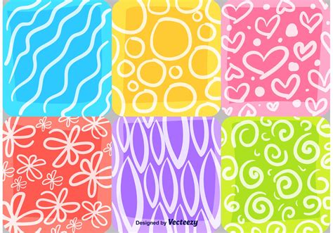 Summer And Spring Mosaic Patterns 90721 Vector Art At Vecteezy