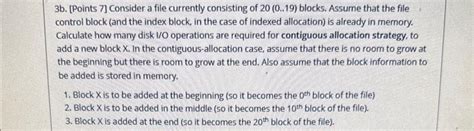 Solved 3b Points 7 Consider A File Currently Consisting