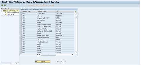 FDM CUST03 SAP Tcode Settings For Dispute Case Write Off