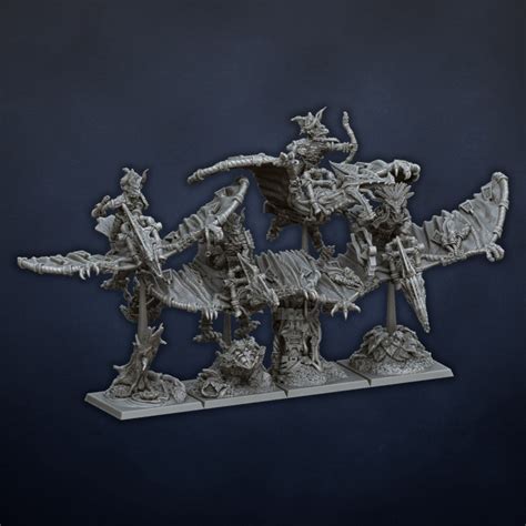 3d Printable Pteradon Riders By Dragons Lake Miniaturas
