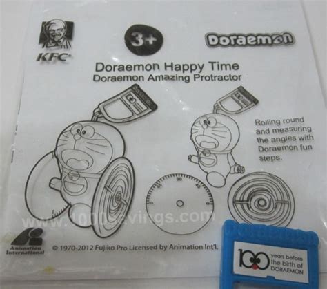 Kfc Chicky Meal Free Doraemon Pocket Stationery Toys Collection