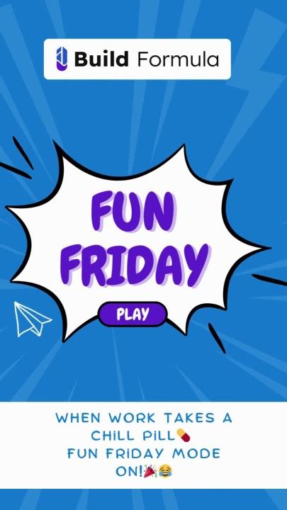 Build Formula On Linkedin Build Formula Fun Friday