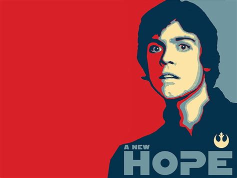 Hd Wallpaper Luke Skywalker A New Hope Digital Poster Star Wars Hope