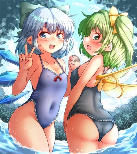 Cirno And Daiyousei Touhou Drawn By Yoriyuki Chiyo Danbooru