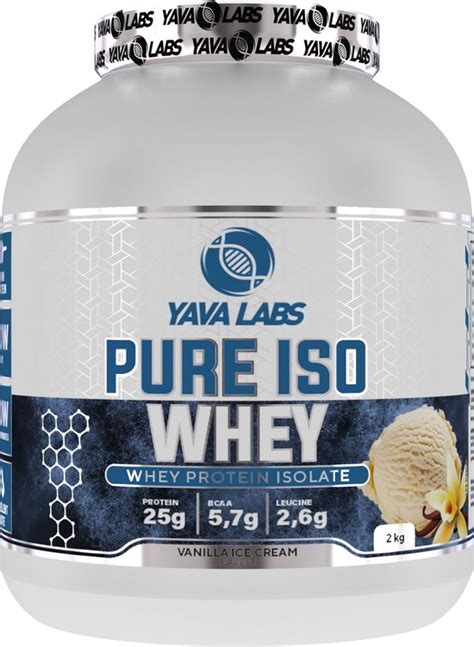 Yava Labs Pure Iso Whey Vanilla Ice Cream 2 Kg