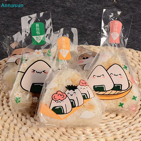 Annasun 件日本三角飯糰一次性包裝袋壽司袋壽司製作模具便當配件 HG 蝦皮購物
