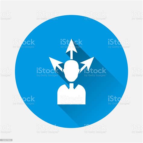 파란색 배경의 벡터 아이콘 채용 아이콘입니다 긴 그림자가 있는 플랫 이미지 개념에 대한 스톡 벡터 아트 및 기타 이미지 개념 건축물 걷기 Istock