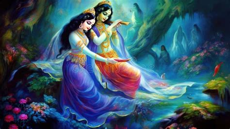 Lord Radha Krishna Are Known For Their Divine Love And Devotion Towards