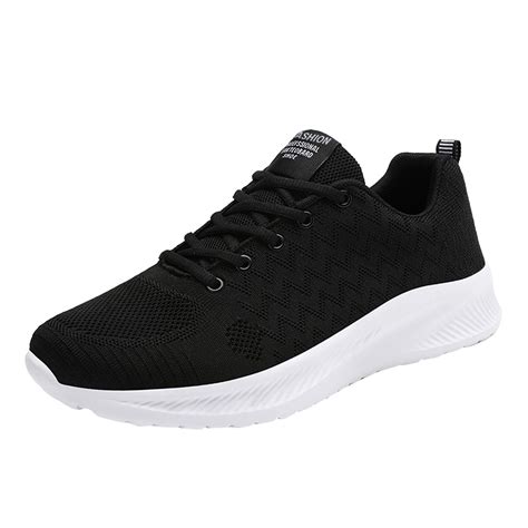 Caqnni Mens Shoes Gym Travel Jogging Breathable Non Slip Running Shoes