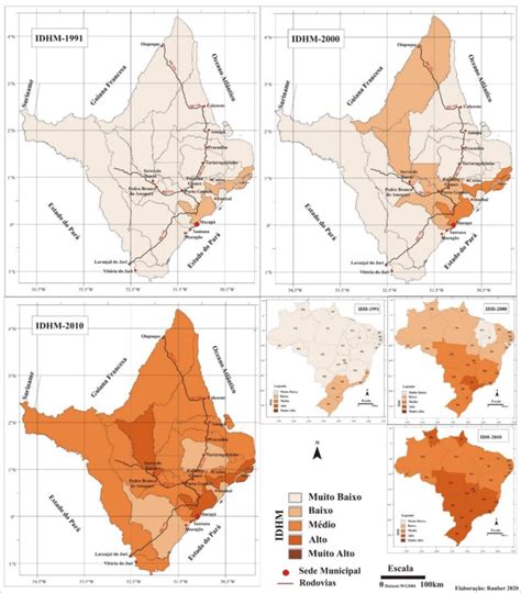 IDHM dos municípios de estado do Amapá e IDH dos estados brasileiros Download Scientific