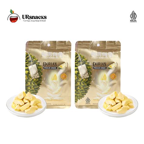 Jual URSNACKS BUNDLE OF 2 FREEZE DRIED KERIPIK DURIAN 32gr DURIAN