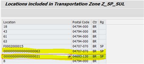 Solved Using Table Rate With Scale In Transportation Zone Sap Community