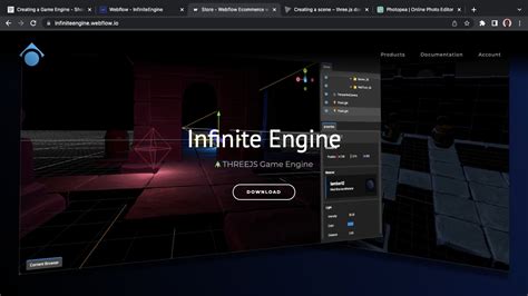creating a game engine showcase three js forum