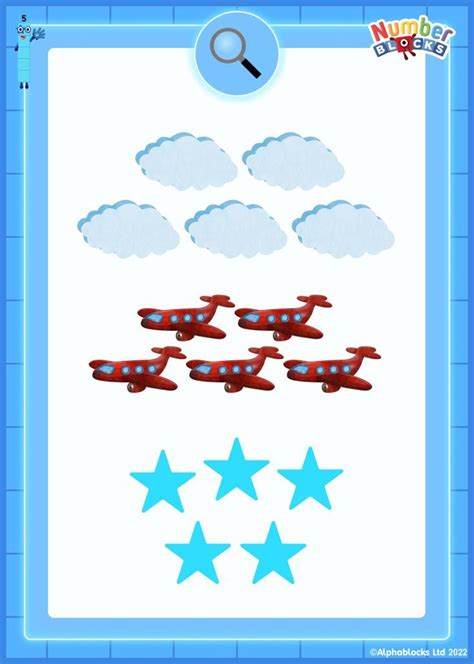 Mi15 Fact File All About Numberblock Five Learn To Count Artofit