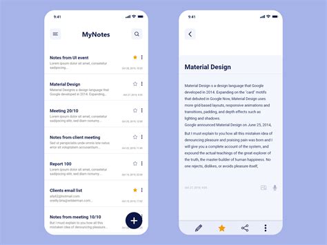 Notepad Mobile App Design By Hicham Abou On Dribbble