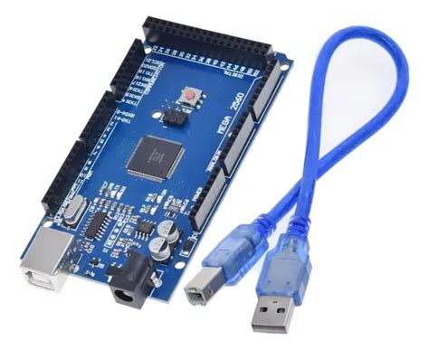 10 Placa Compatível Com Arduino Mega 2560 16au ch340g C cabo Parcelamento sem juros
