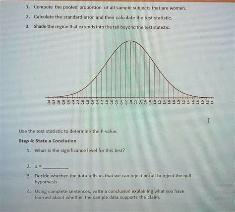 SOLVED Compute The Pooled Proportioni Otlallisample Subjects That Are Women Calculate The