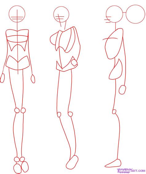 Anime Body Sketch At Explore Collection Of Anime